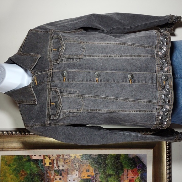 DG2 by Diane Gilman | Jackets & Coats | Dg2 By Diane Gilman Embellished ...